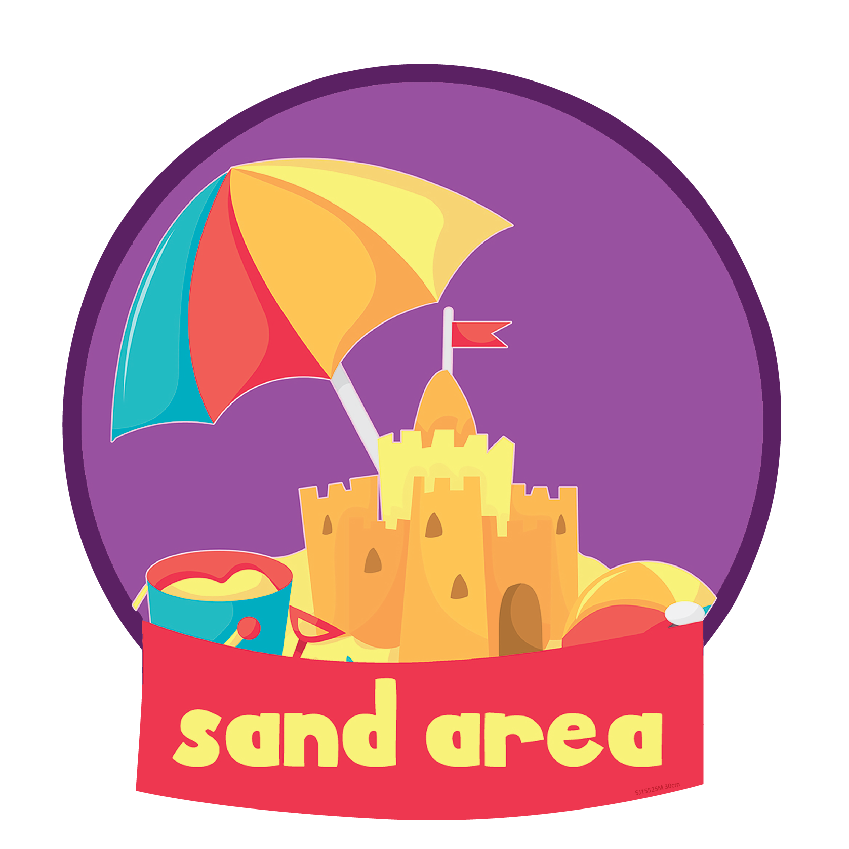 Zone Sign - Sand Area