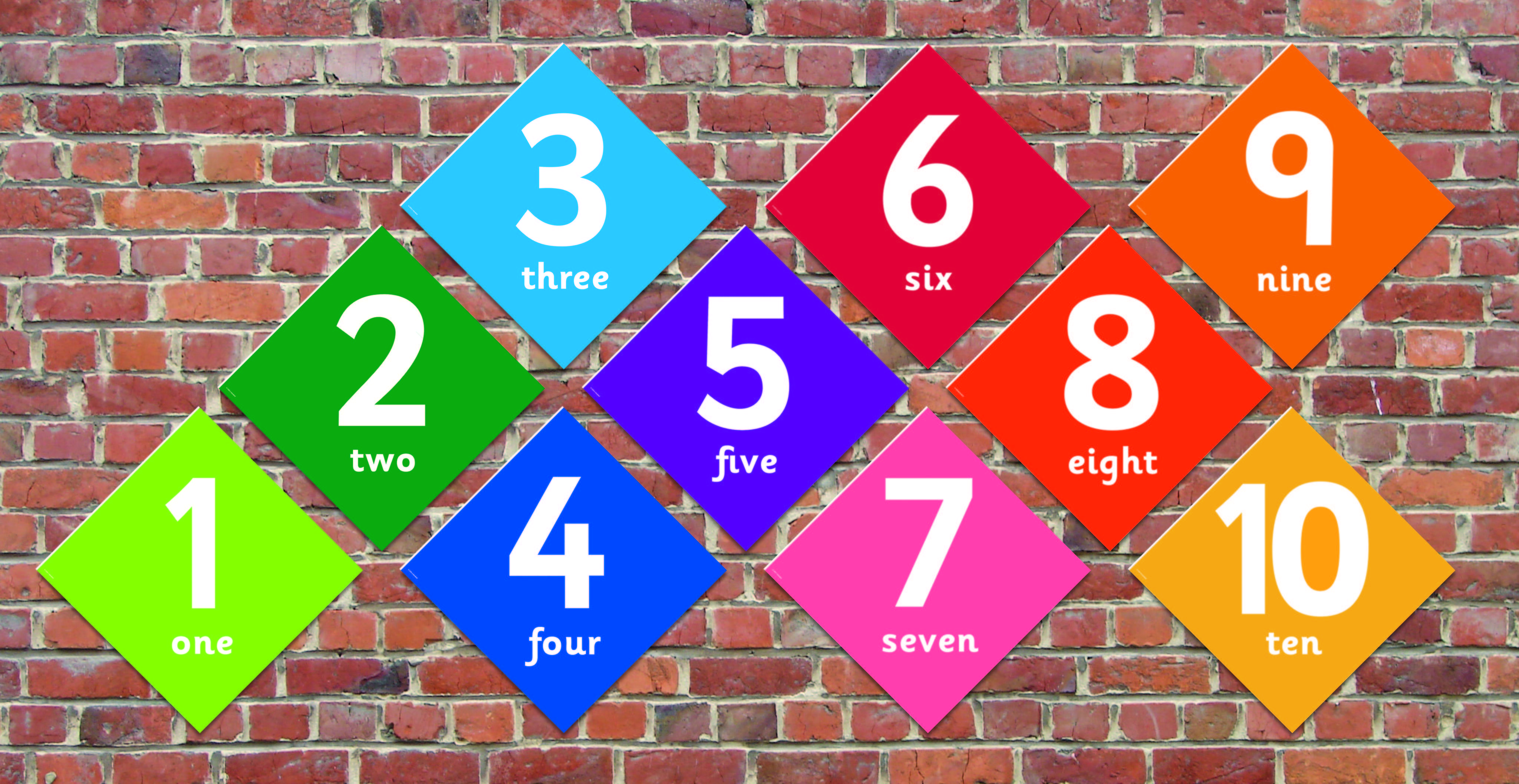 Diamond Number Signs