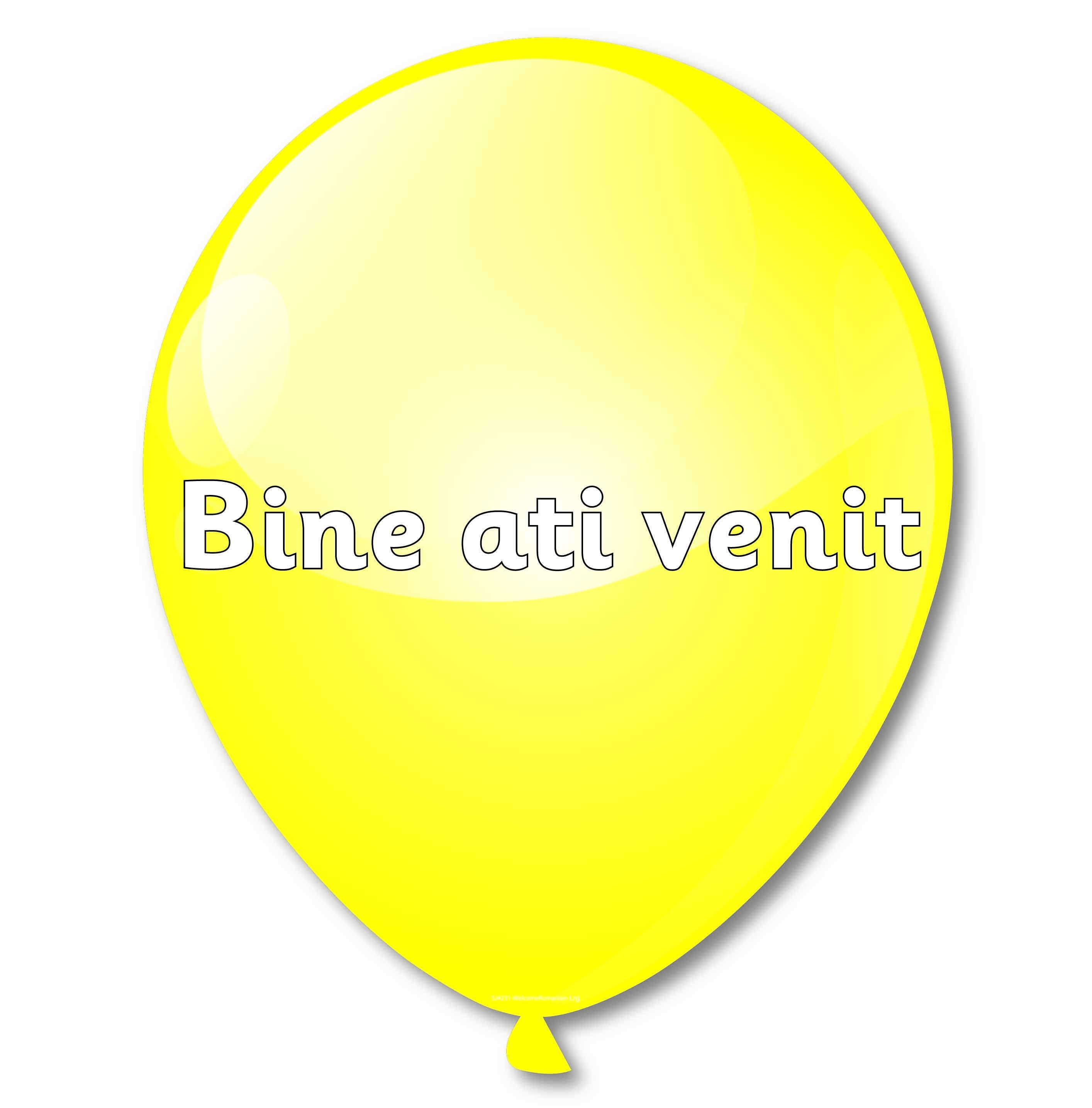 Multi-language Welcome Balloons