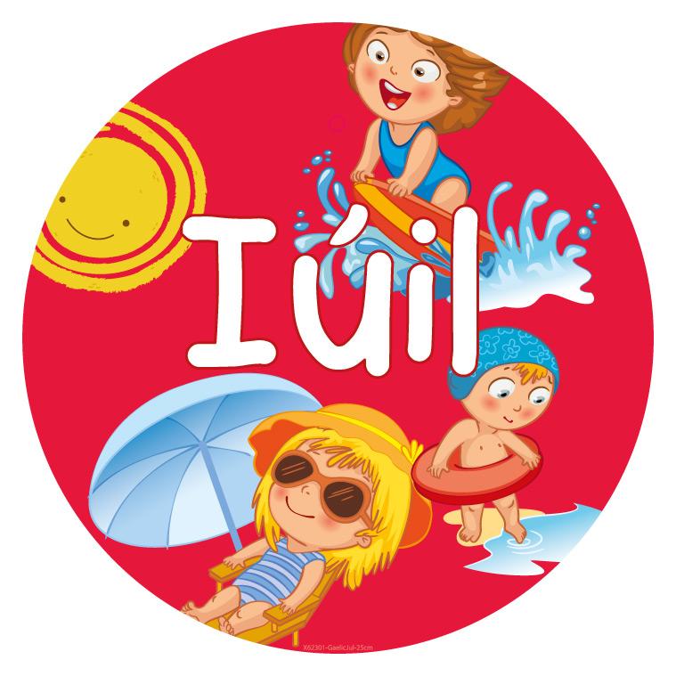 Months Sign Set (as Gaeilge)