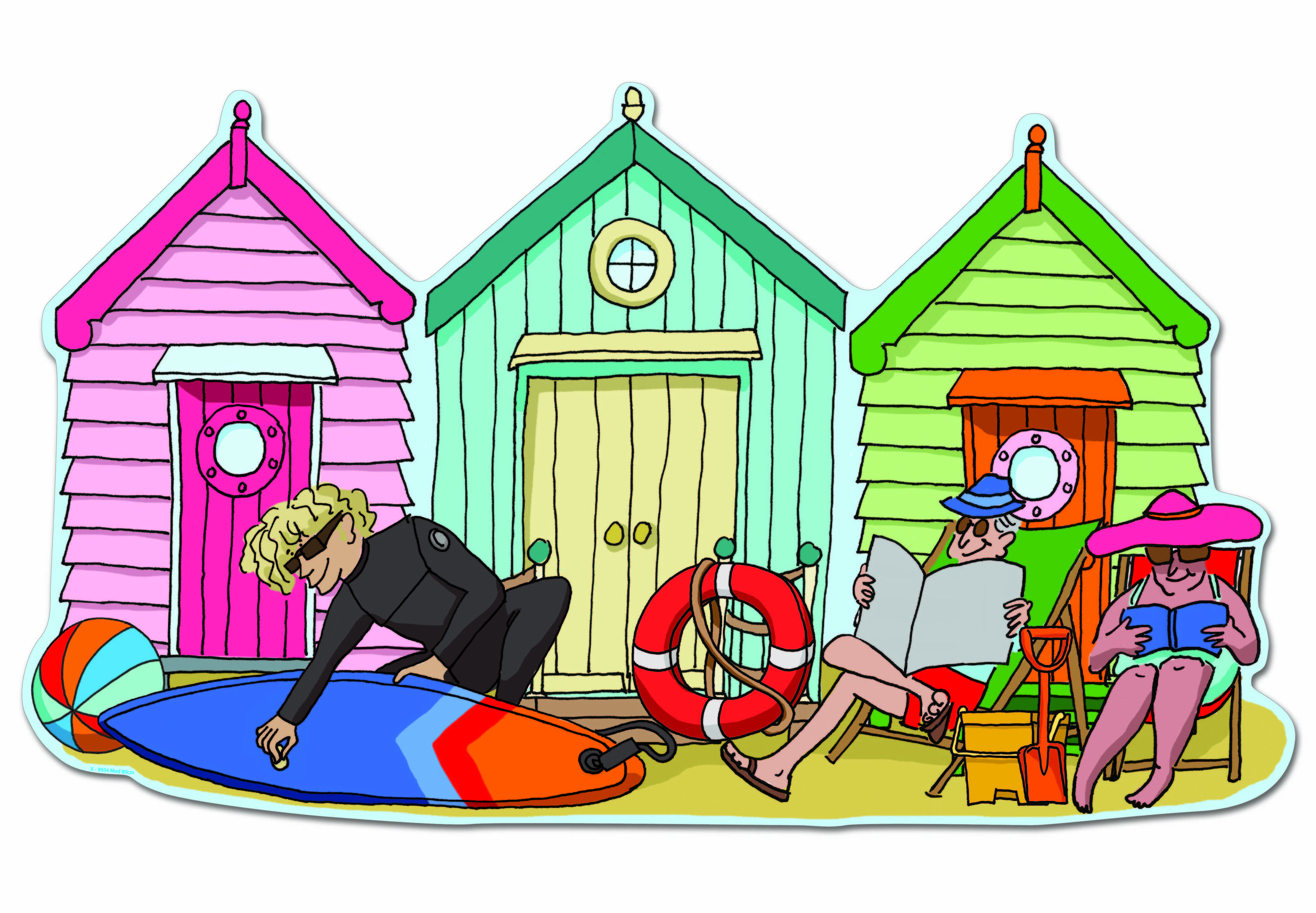 Range of 4 Seaside Panels From