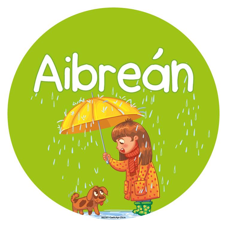 Months Sign Set (as Gaeilge)