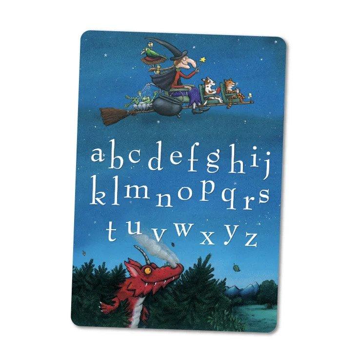 Room on the Broom - Portrait Alphabet Sign