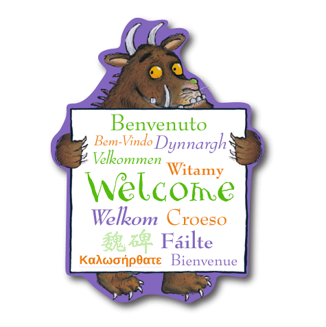 The Gruffalo - Welcome Languages Sign