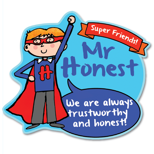 Set of 6 Super Friends Signs
