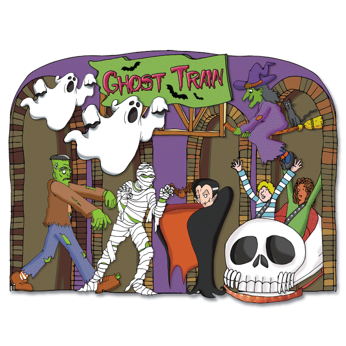 Super Spooky Ghost Train!