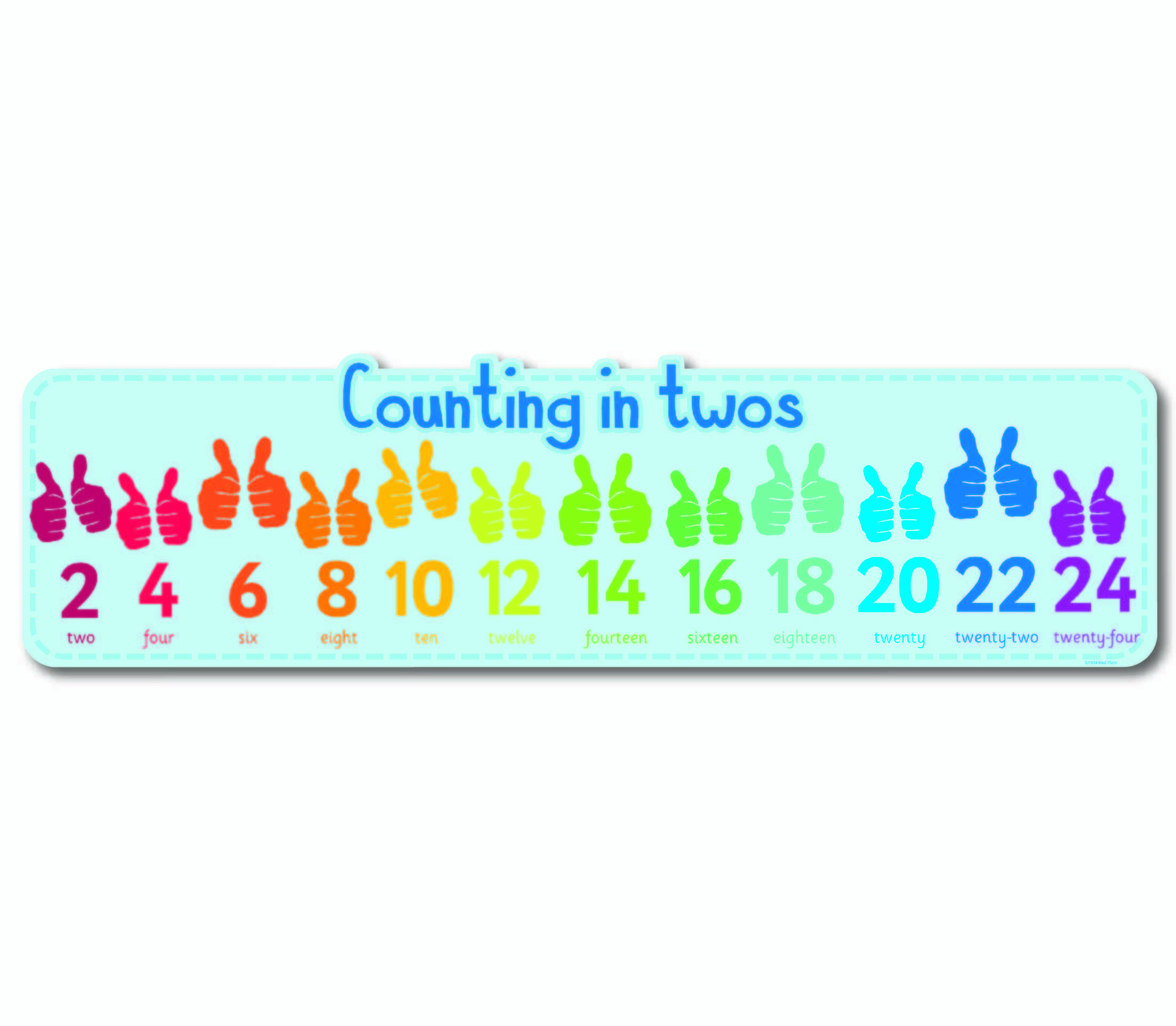 Set of 3 Counting Signs