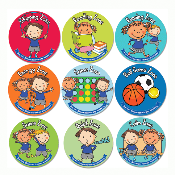 Zone Signs - Active Playgrounds!