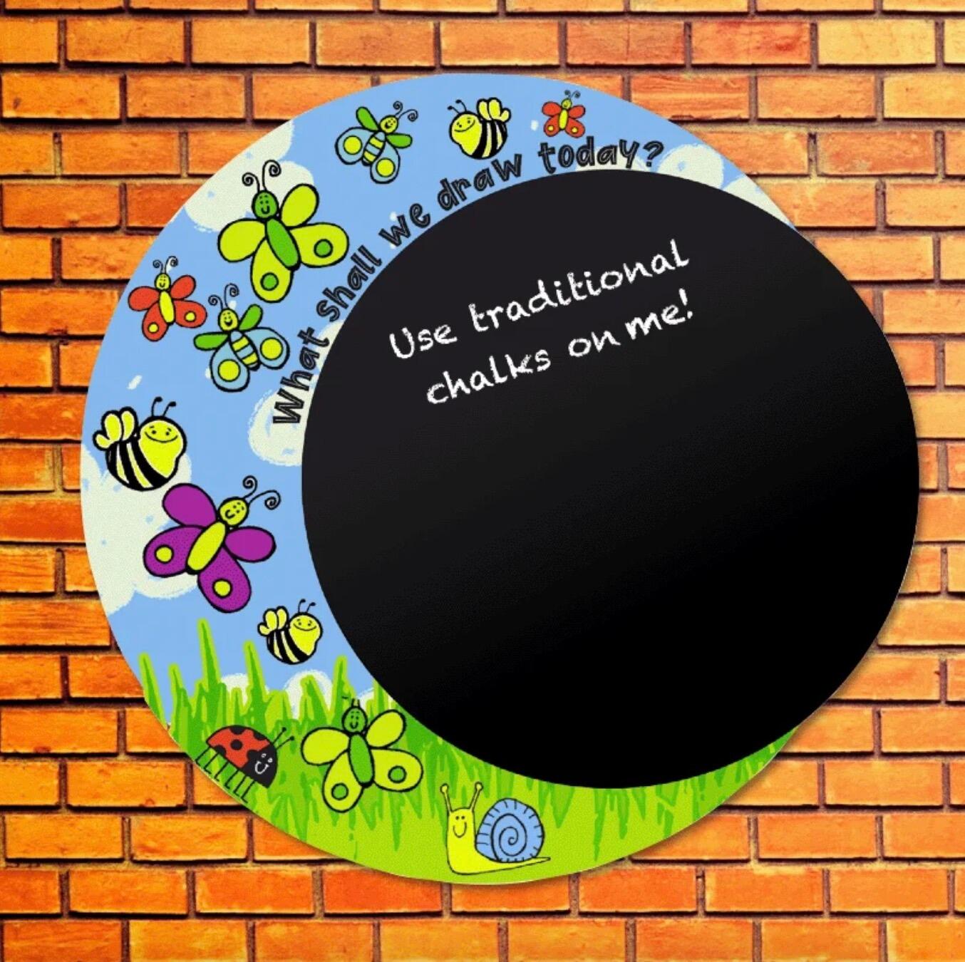 "Super Cute!" Butterfly and Minibeast Chalkable Panel