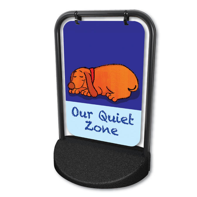 Swing Sign - Quiet Zone