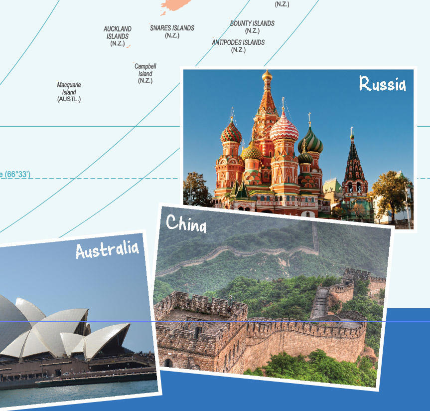 Postcard from the World Map