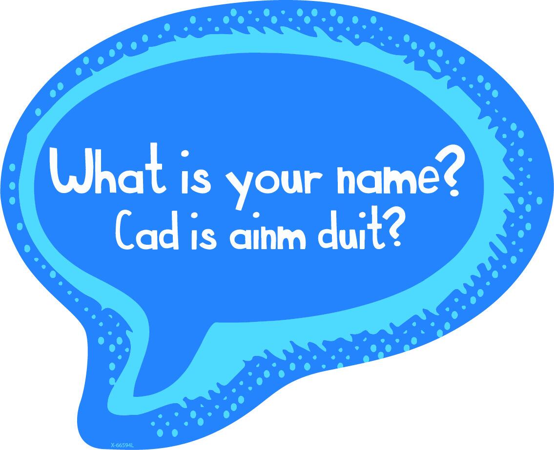 Set 1 of Dual Language Questions (English & as Gaeilge)
