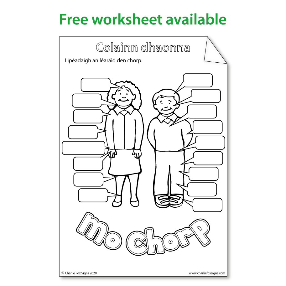 My Body Sign (as Gaeilge)