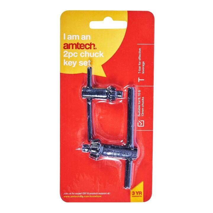 Amtech F0600 2 Piece chuck key set