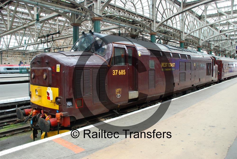 Railtec 4-2361 West Coast Railways loco renumbering pack