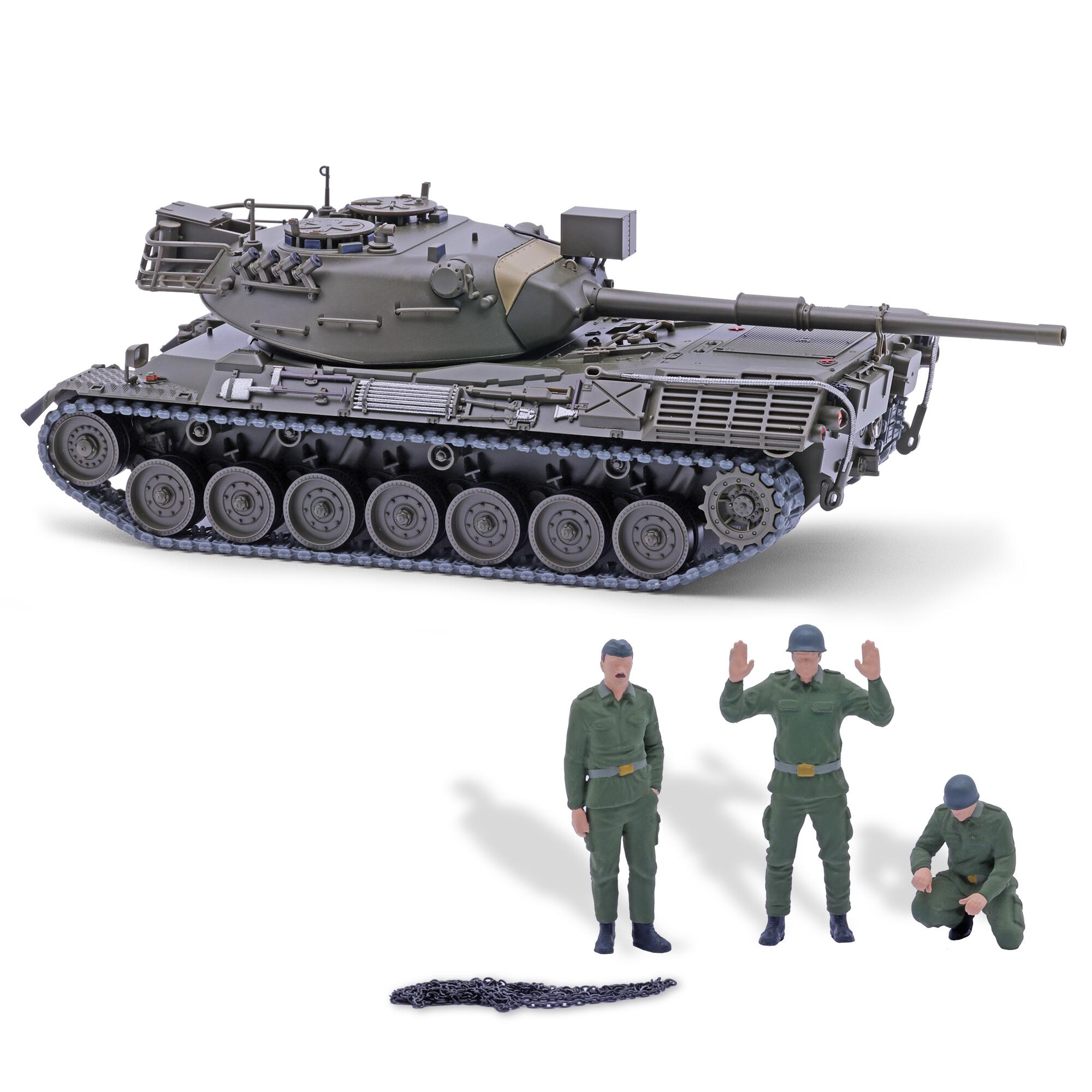 Busch 10711 Load: Leopard tank with three soldiers