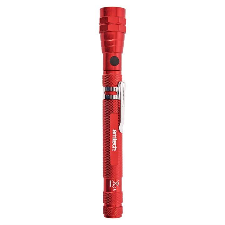 Amtech S8006 3 LED telescopic torch and magnetic pick up tool