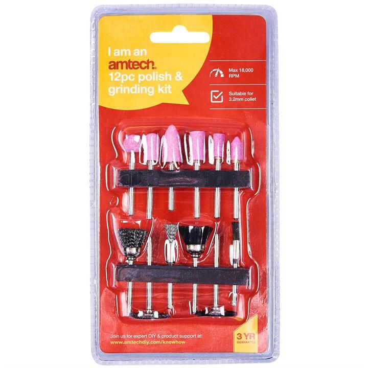 Amtech E1875 12 Piece polishing tool set