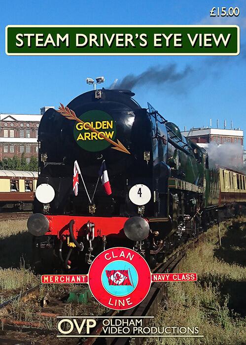 Steam Driver's Eye View - Golden Arrow