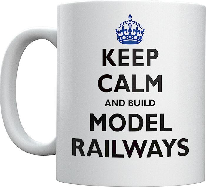 Keep Calm and Build Model Railways Mug