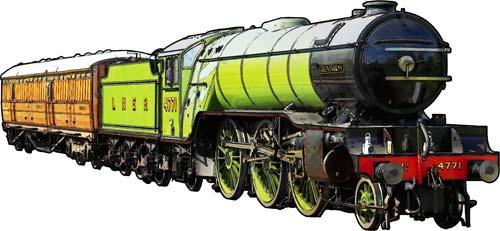 green arrow steam engine