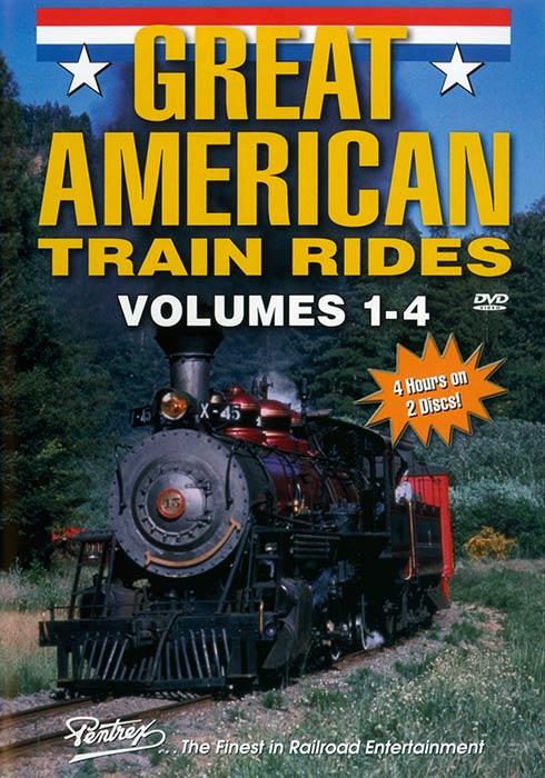 Great American Train Rides Volumes 1 - 4 Combo