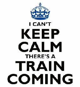 I Can't Keep Calm There's A Train Coming Mug