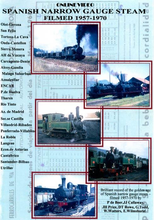 Spanish Narrow Gauge Steam 1957 - 1970