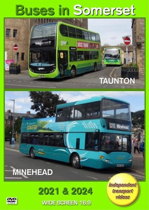 Buses in Somerset 2021 and 2024