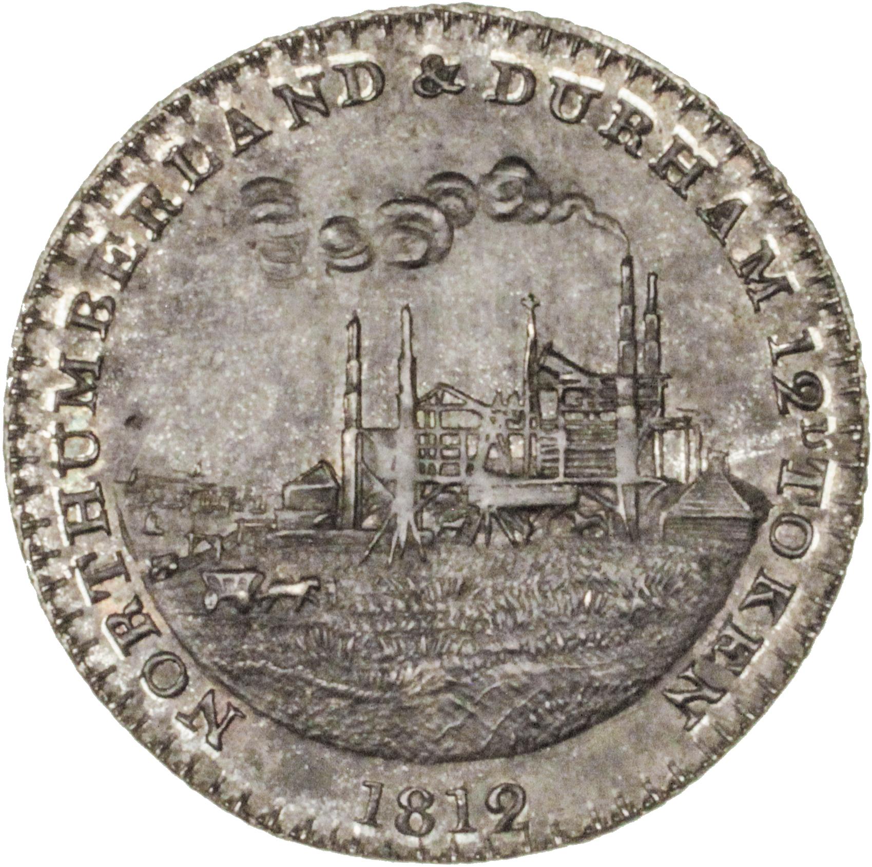 NORTHUMBERLAND, Newcastle On Tyne, 1 shilling, 1812