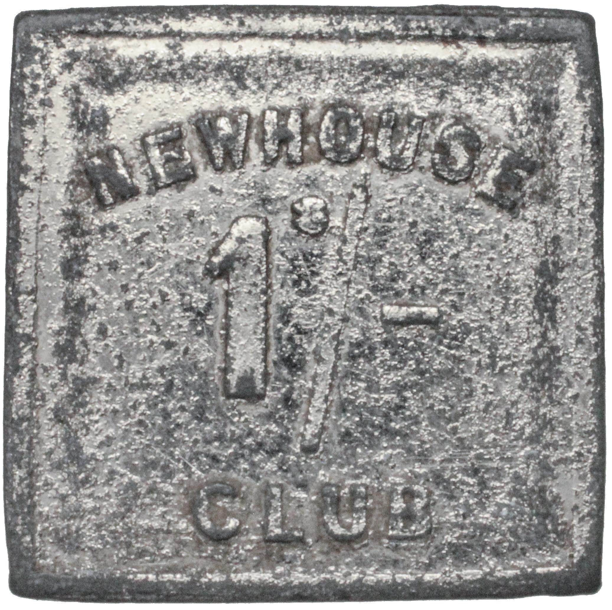 Durham, Newhouse Club. Shilling token.
