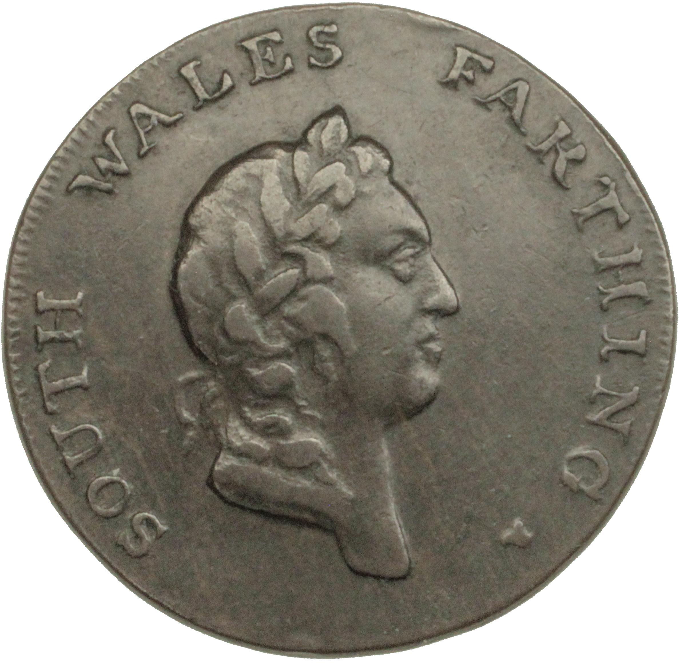 South Wales farthing token 1793.