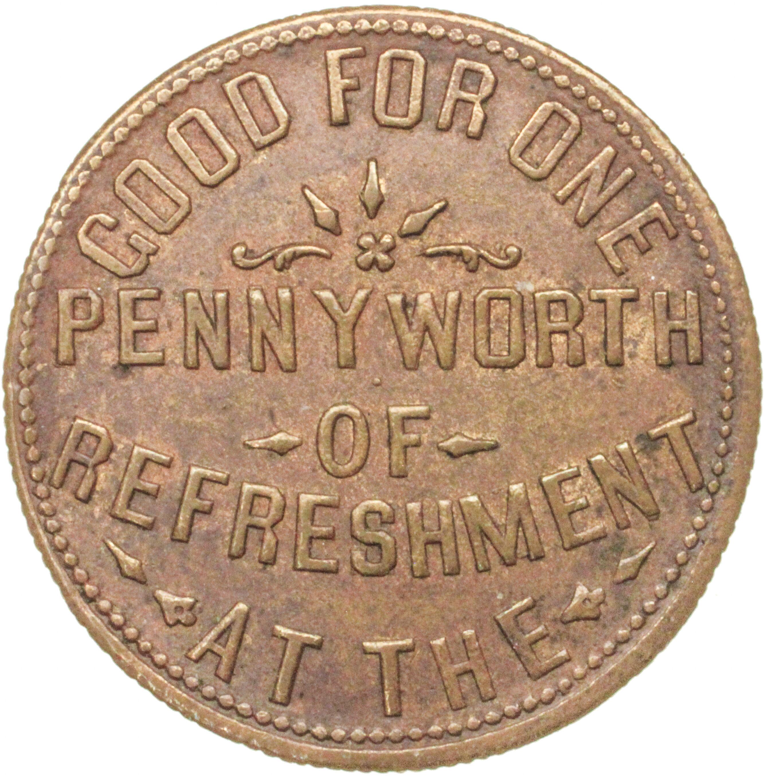 Wales. Rhuabon. Coffee House Penny token