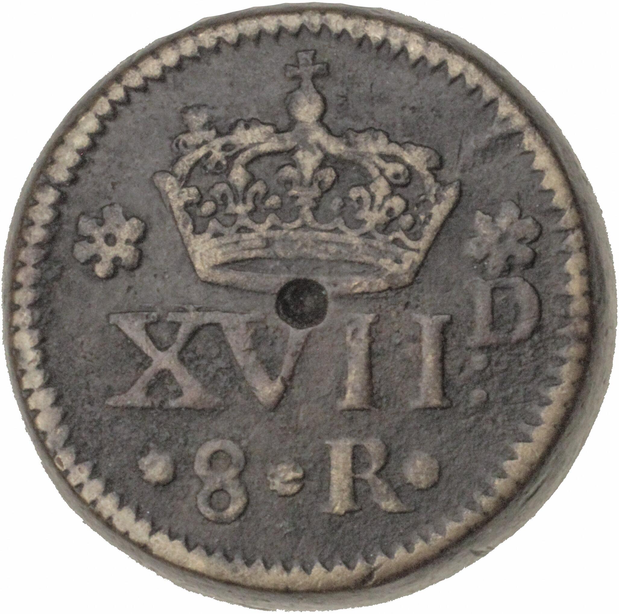 Ireland. Coin-weight for 8 reales of Spain.