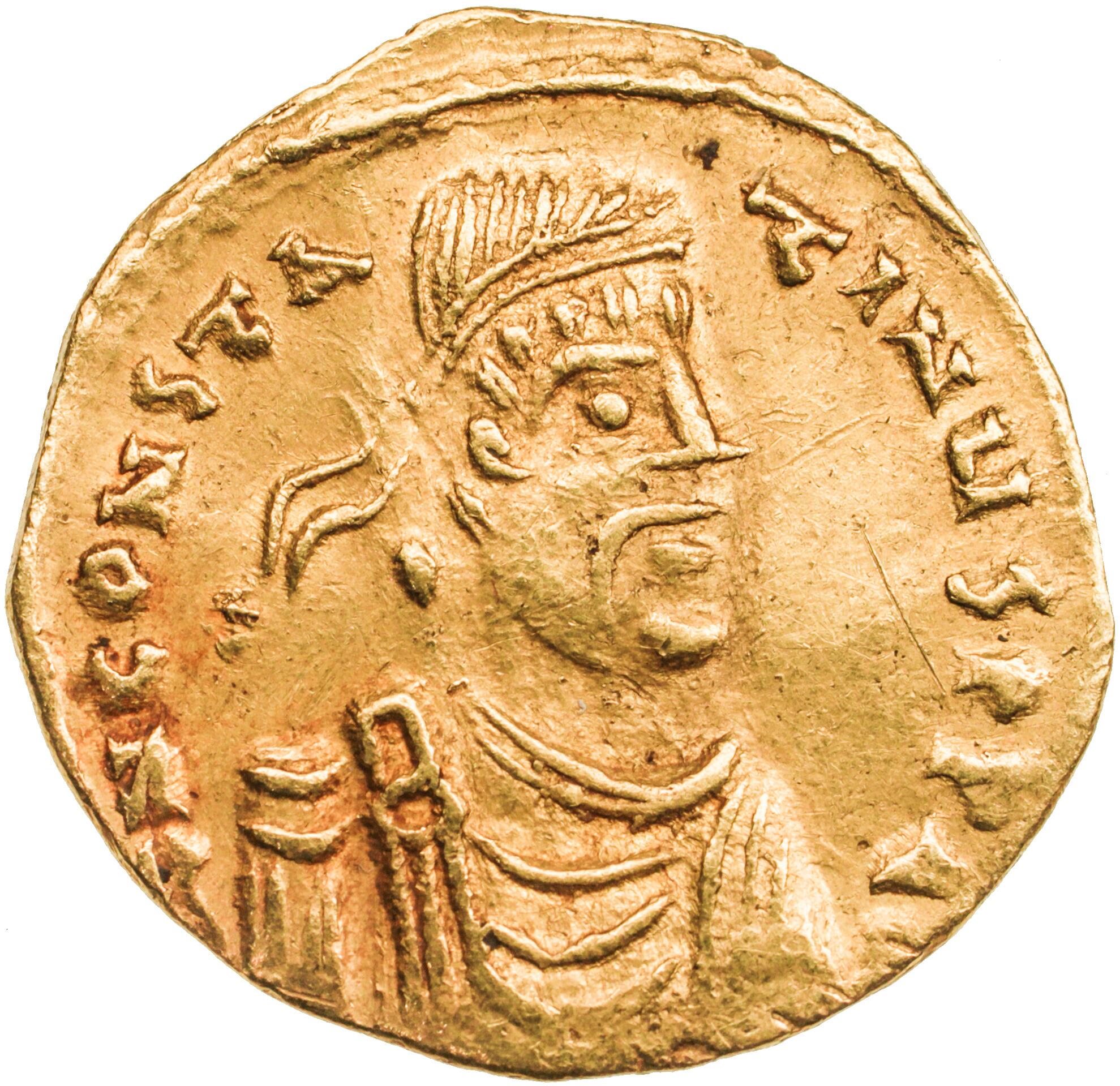 Byzantium, Constantine IV, Pogonatus. 668-685. Gold Semissis.