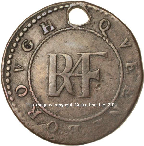 Kent, Queenborough, Copperas picker's token or tally.