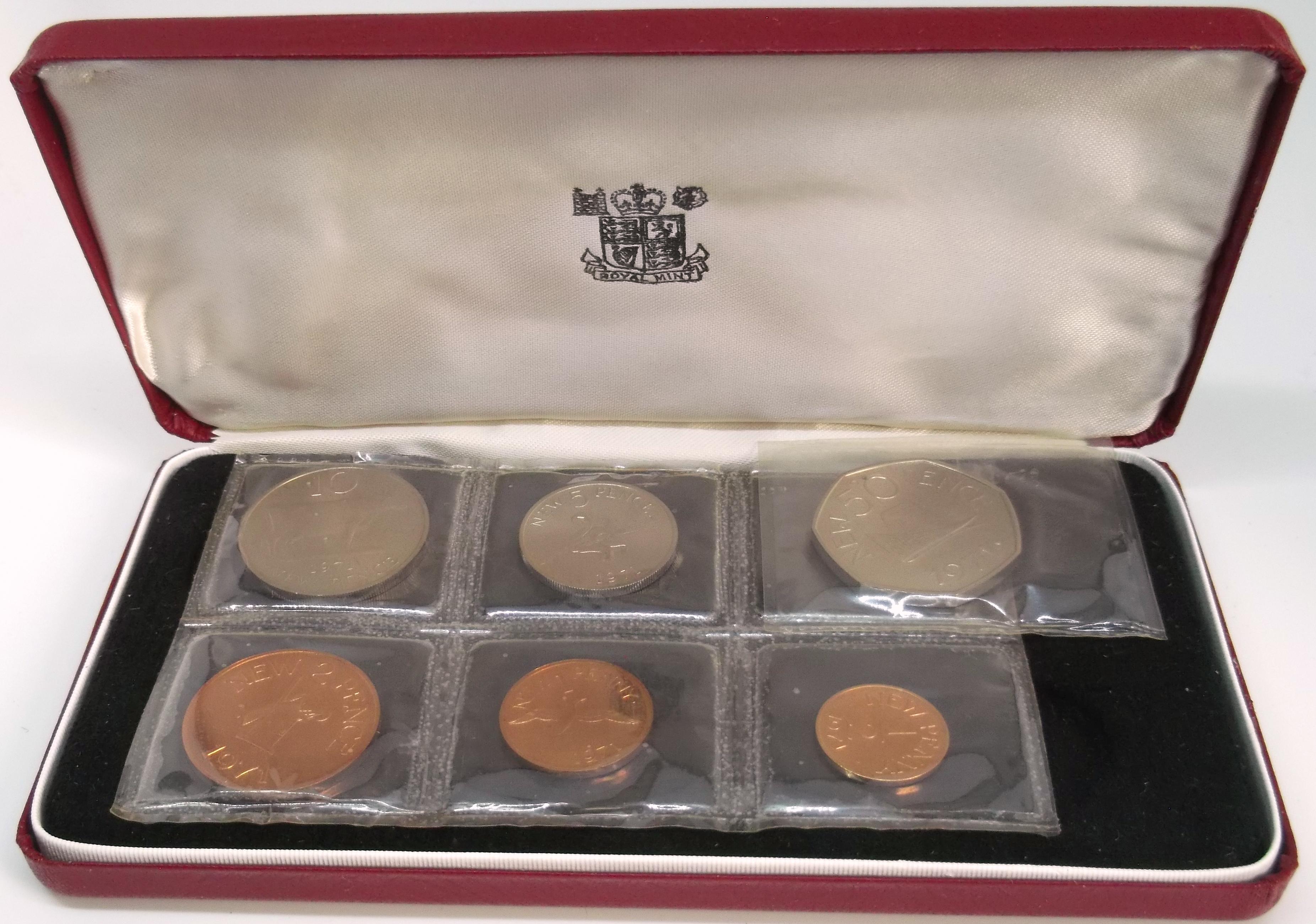 Guernsey. Proof set 1971. 6 coins.