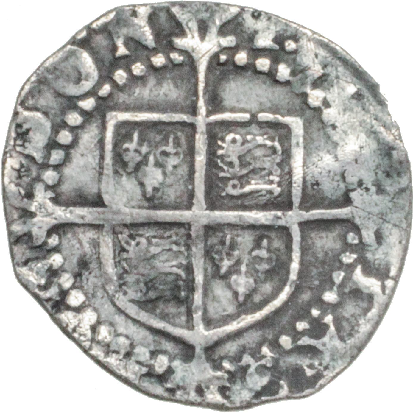 ELIZABETH I, 1558-1602. Seventh coinage, penny of London, 1601.