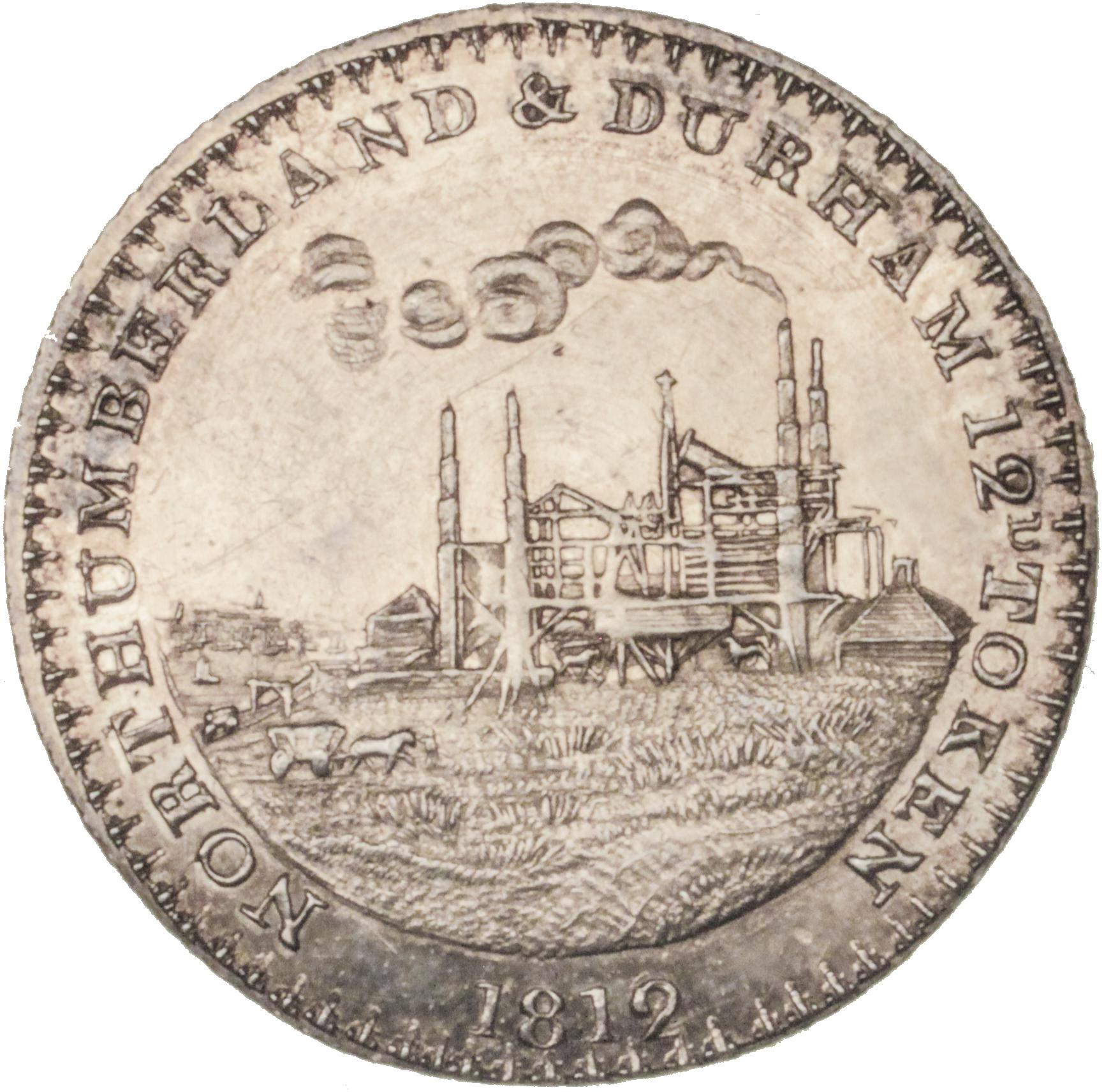 NORTHUMBERLAND, Newcastle On Tyne, 1 shilling, 1812