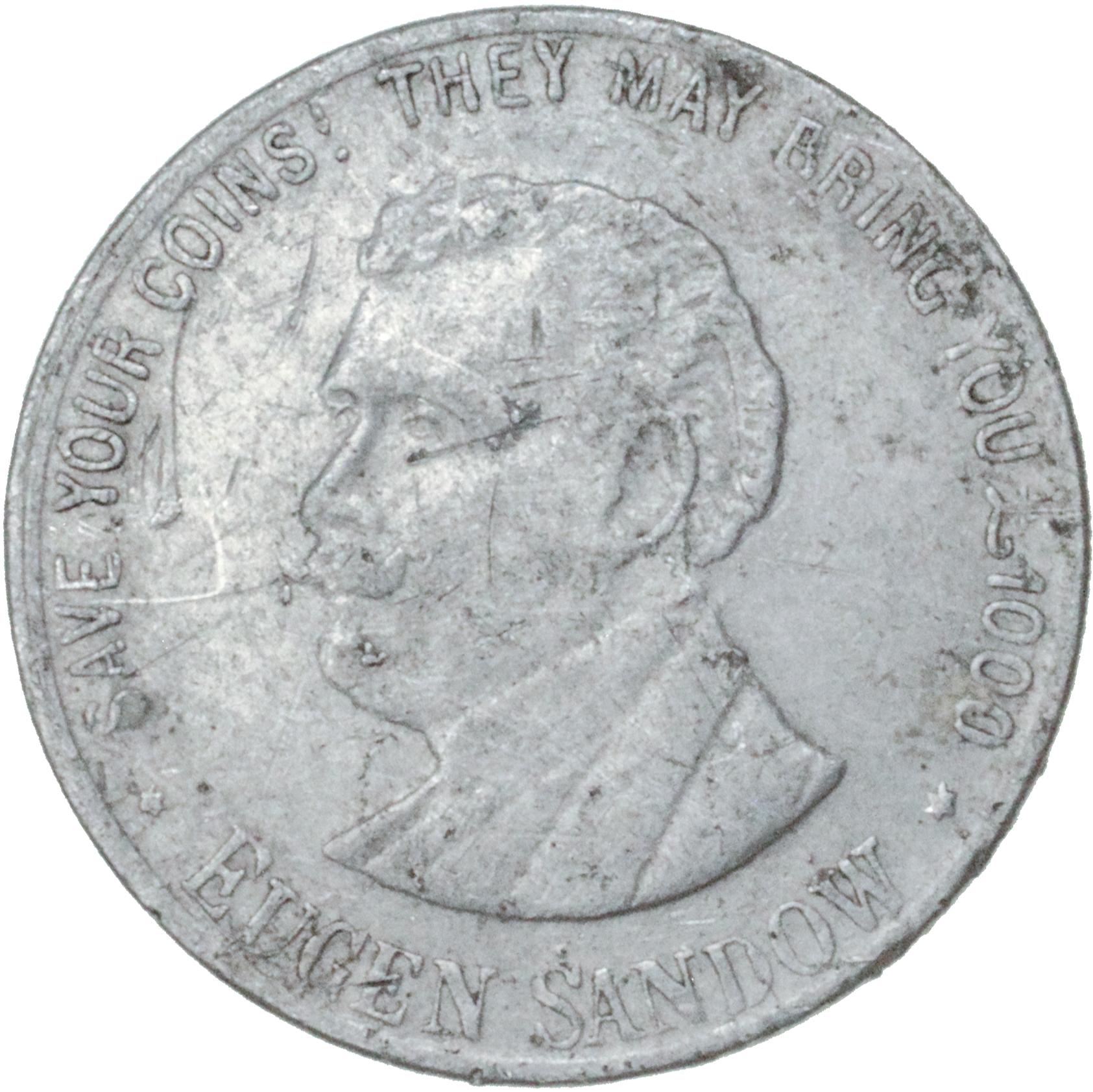 Eugene Sandow. Voucher token