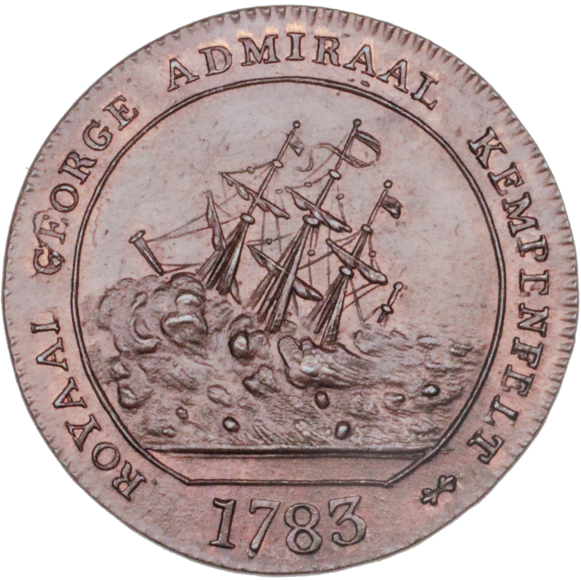 Gibraltar blockaded, 1783 and loss of the Royal George.