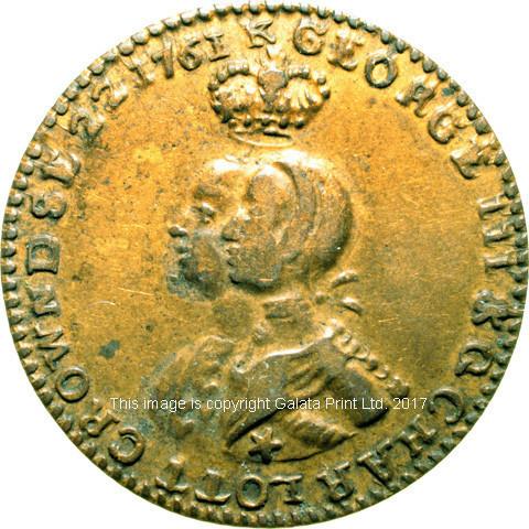 Coronation of George III and Charlotte, 1761. BHM 51