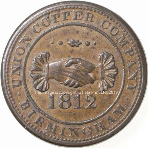 BIRMINGHAM, Union Copper Company. Penny token 1812.