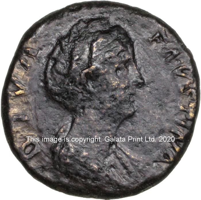 Faustina Senior, wife of Antoninus Pius, died 141. Sestertius.