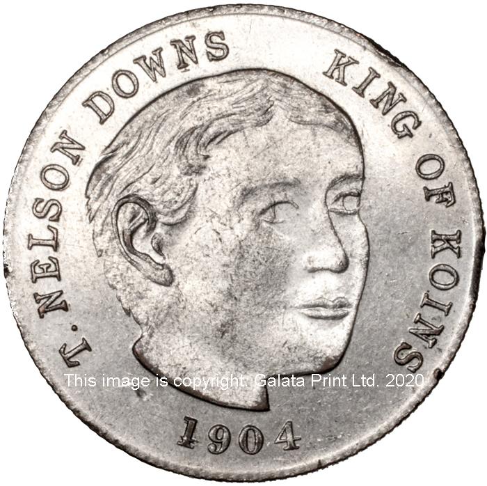 T NELSON DOWNS. PALMING COIN