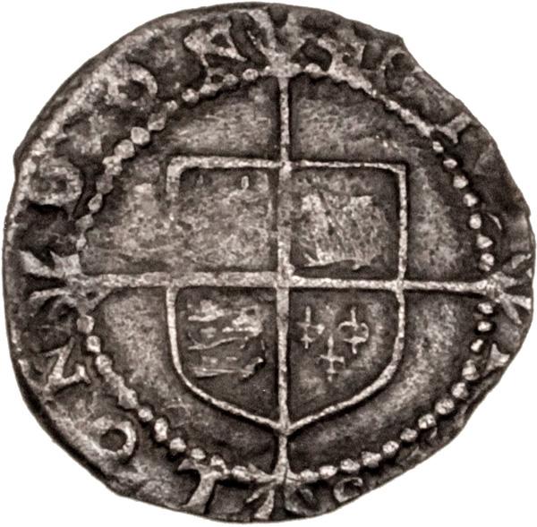 Elizabeth I, 1558-1603. Penny, i.m. Greek cross