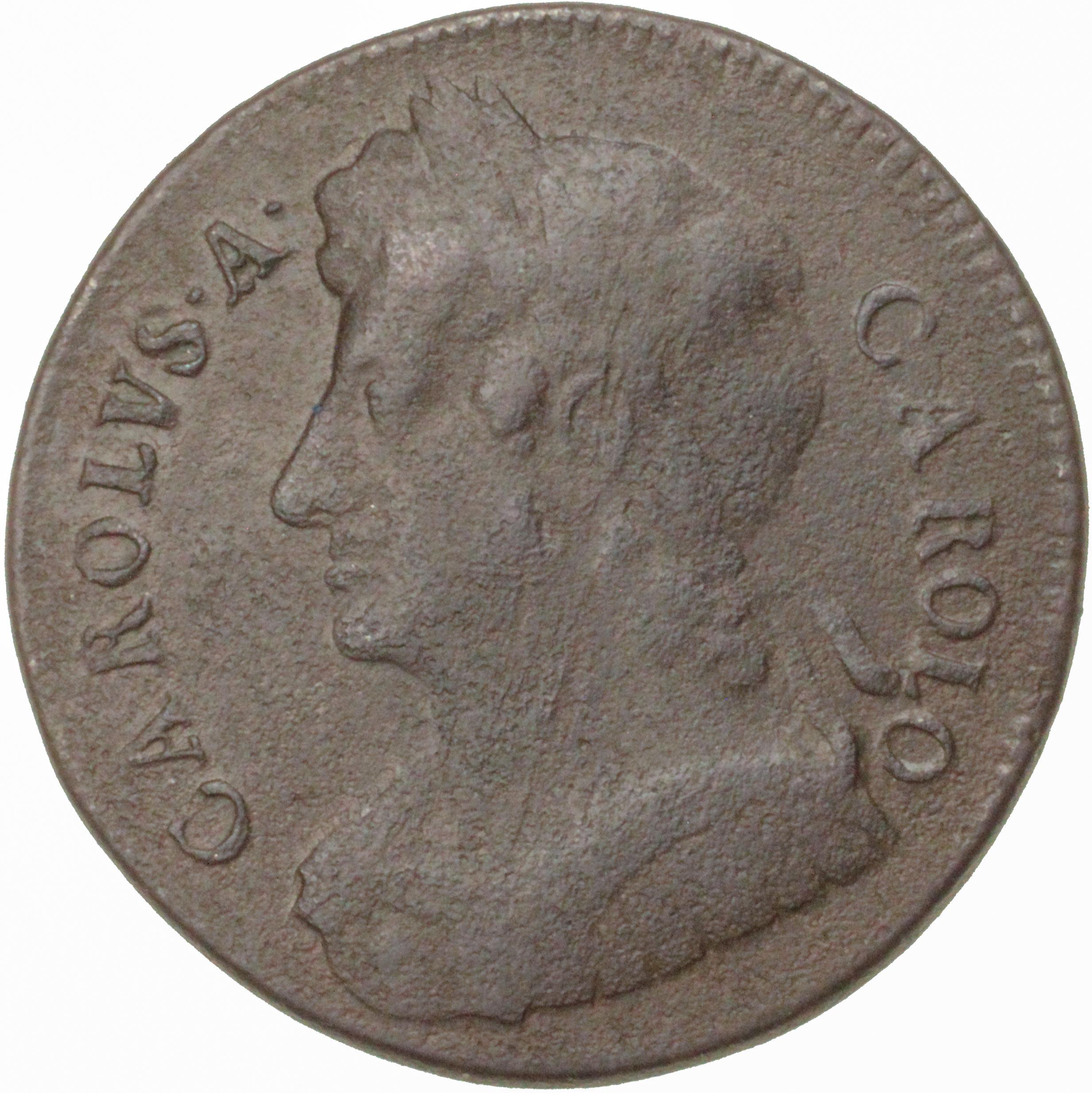Charles II, Halfpenny 1673.