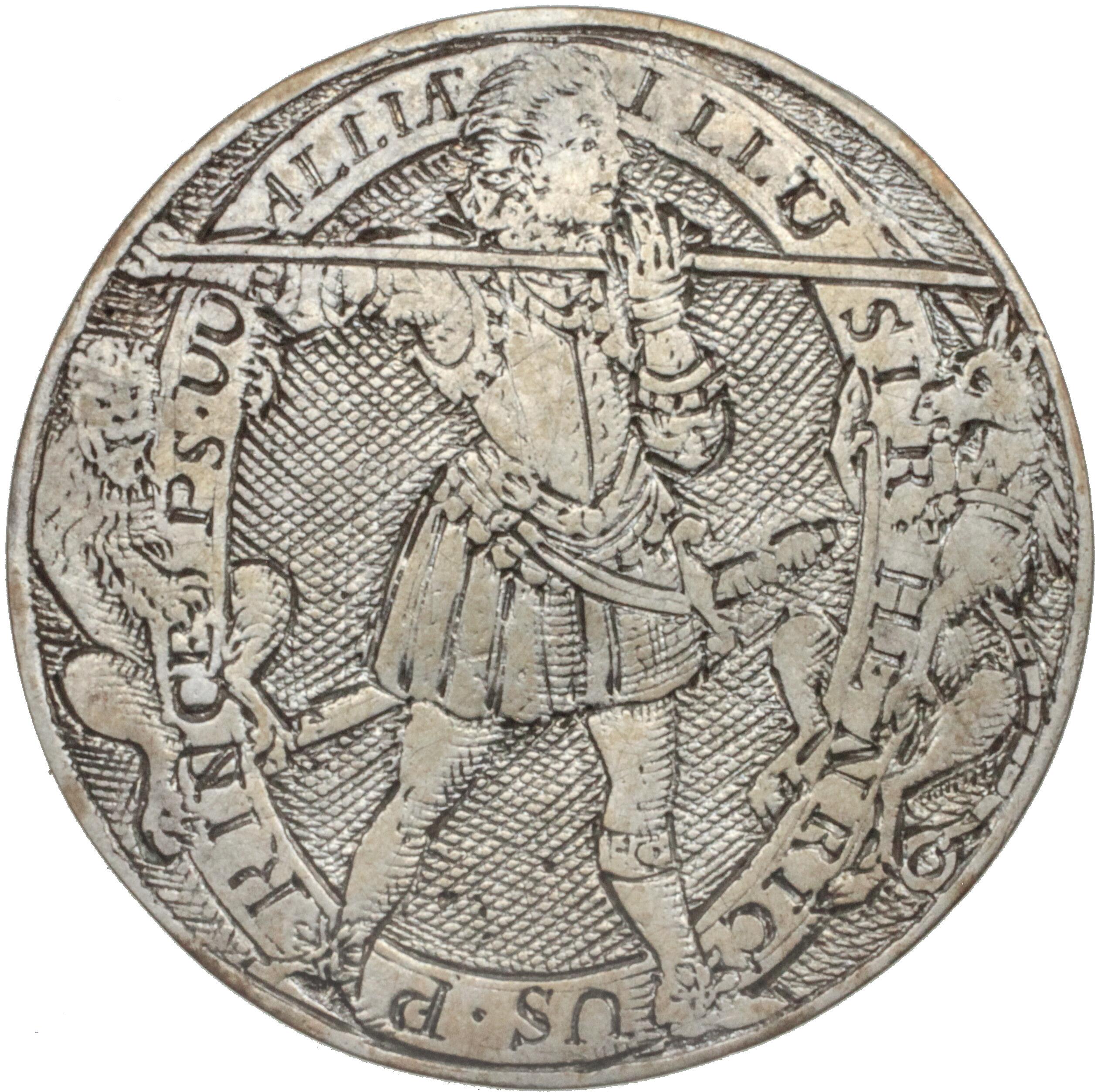 Silver counter by Simon van de Passe. Henry, Prince of Wales.
