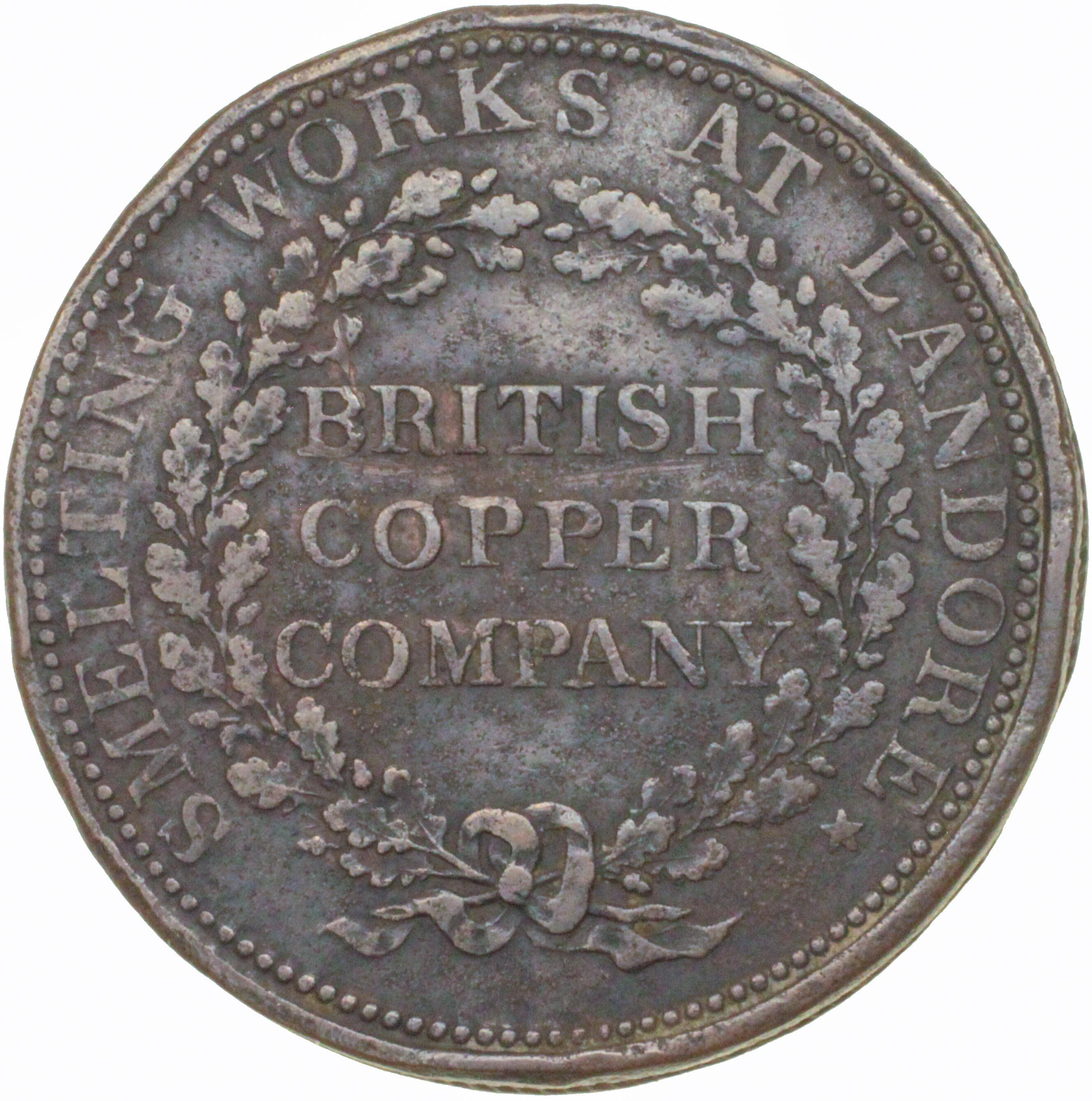 BRITISH COPPER COMPANY, PENNY TOKEN 1812.