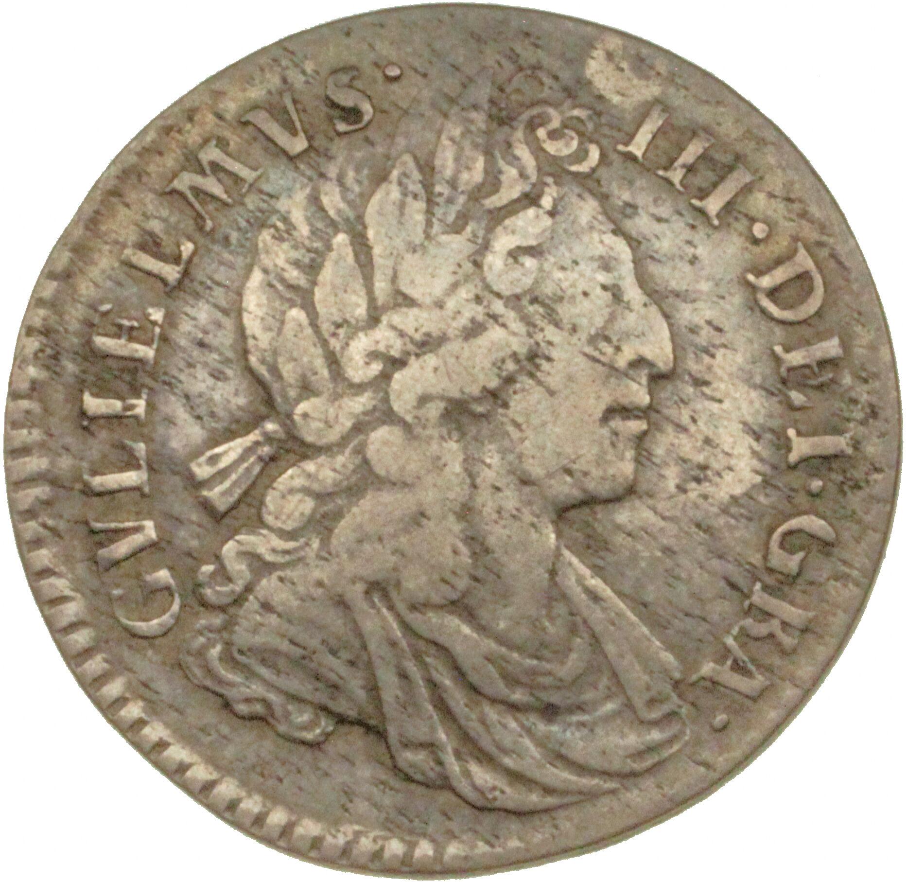 William III. Silver groat, 1700.